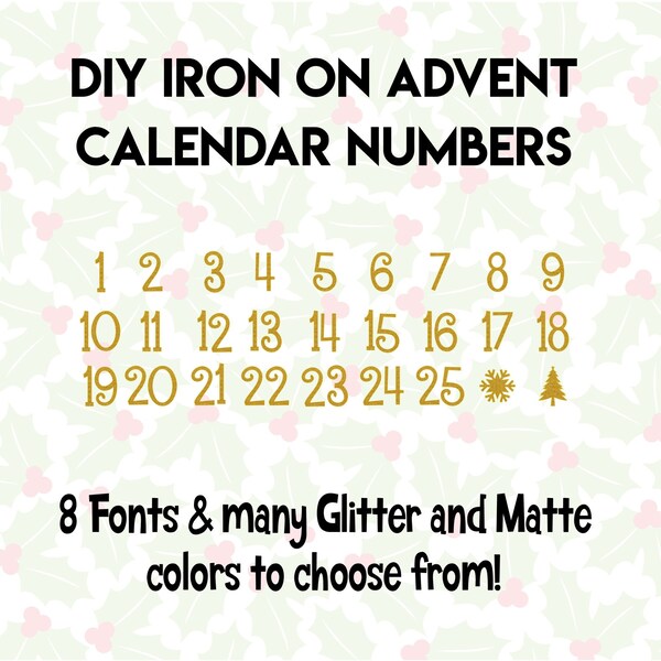 Advent Numbers - Etsy
