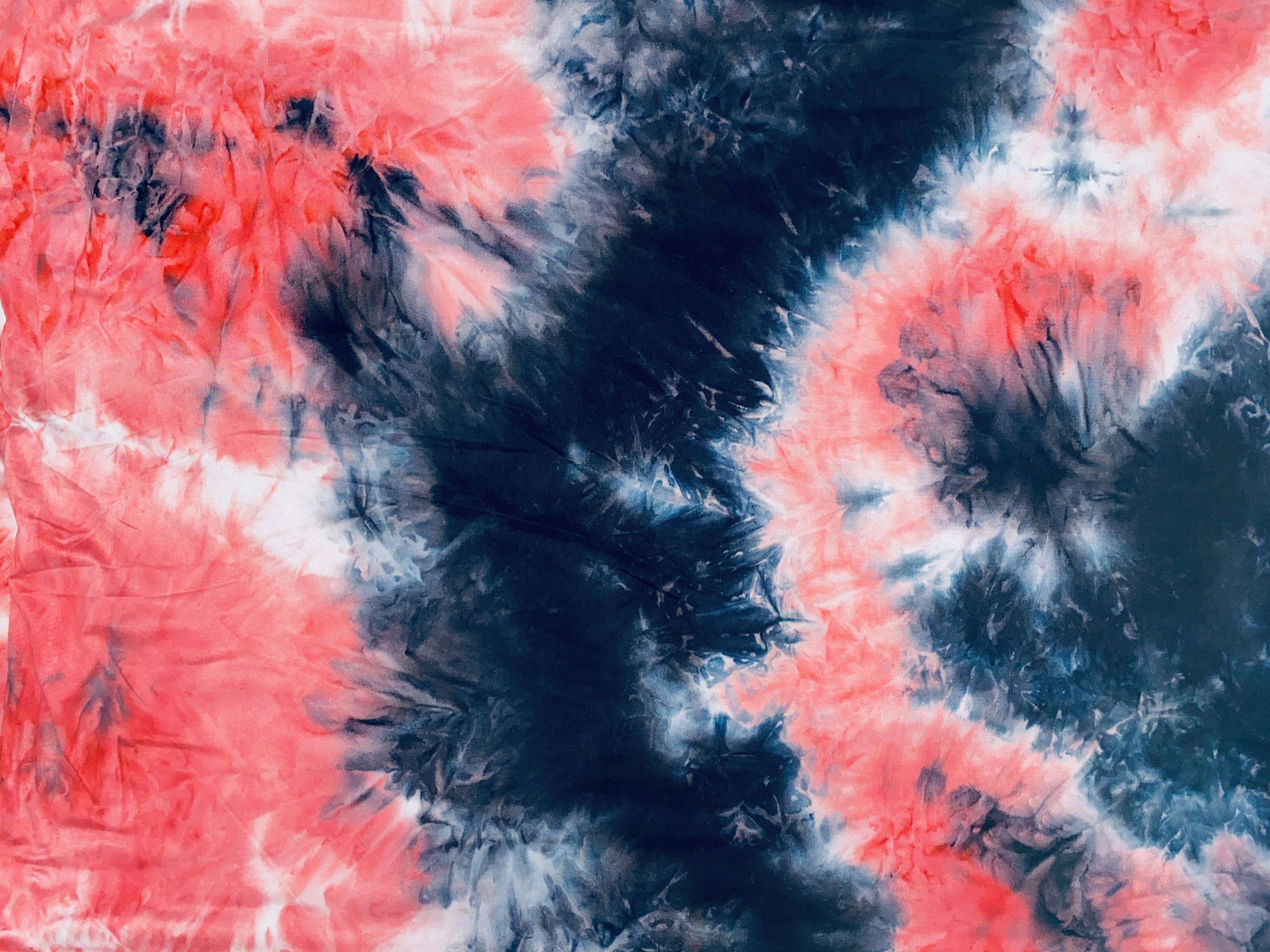 DTY Double Sided Brushed Knit Tie Dye Fabric- Sold by the Yard - Etsy