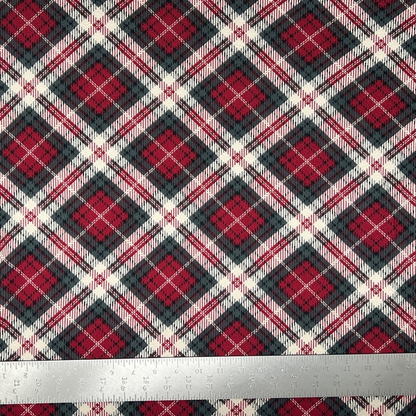 Plaid Liverpool Fabric - Etsy
