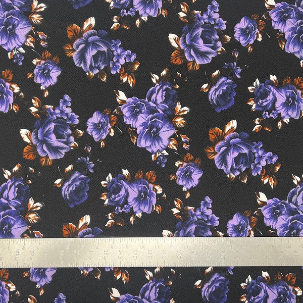 Floral Knit Fabric - Etsy