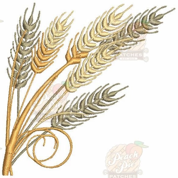 Wheat Embroidery - Etsy