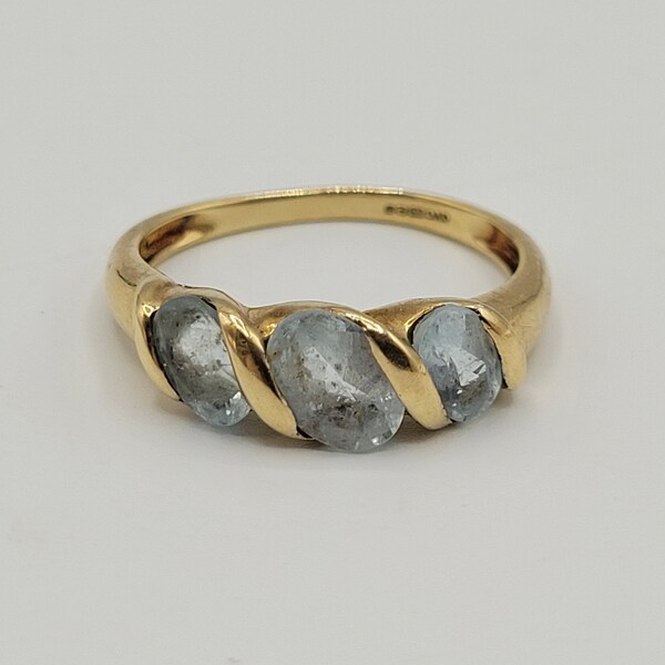 Triple 9ct Ring - Etsy