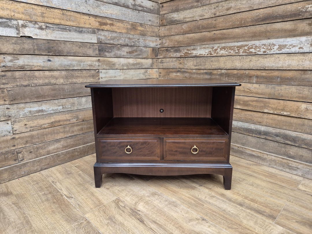 Mid Century Stag Minstrel Media Cabinet Two Drawer Unit Retro - Etsy