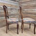 Two Antique Mahogany Carved Splat or Fiddle Back Bedroom Chairs Sprung ...