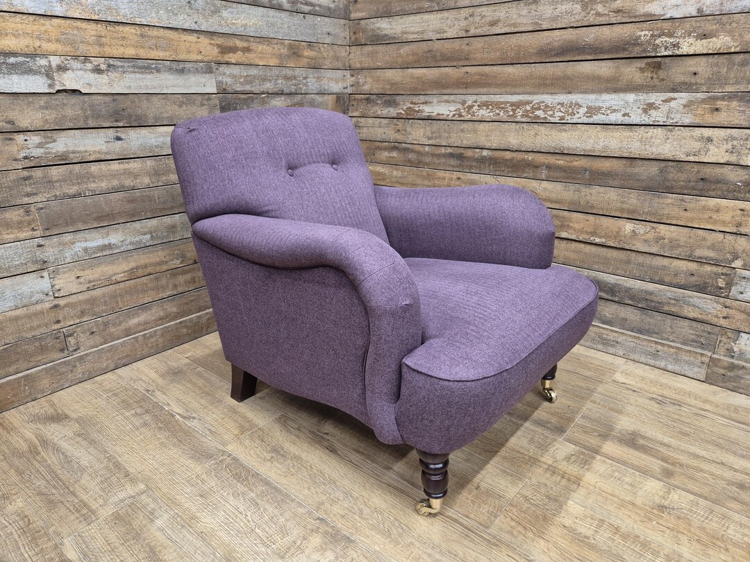 Quality Multiyork Howard Style Country House Armchair Purple ...