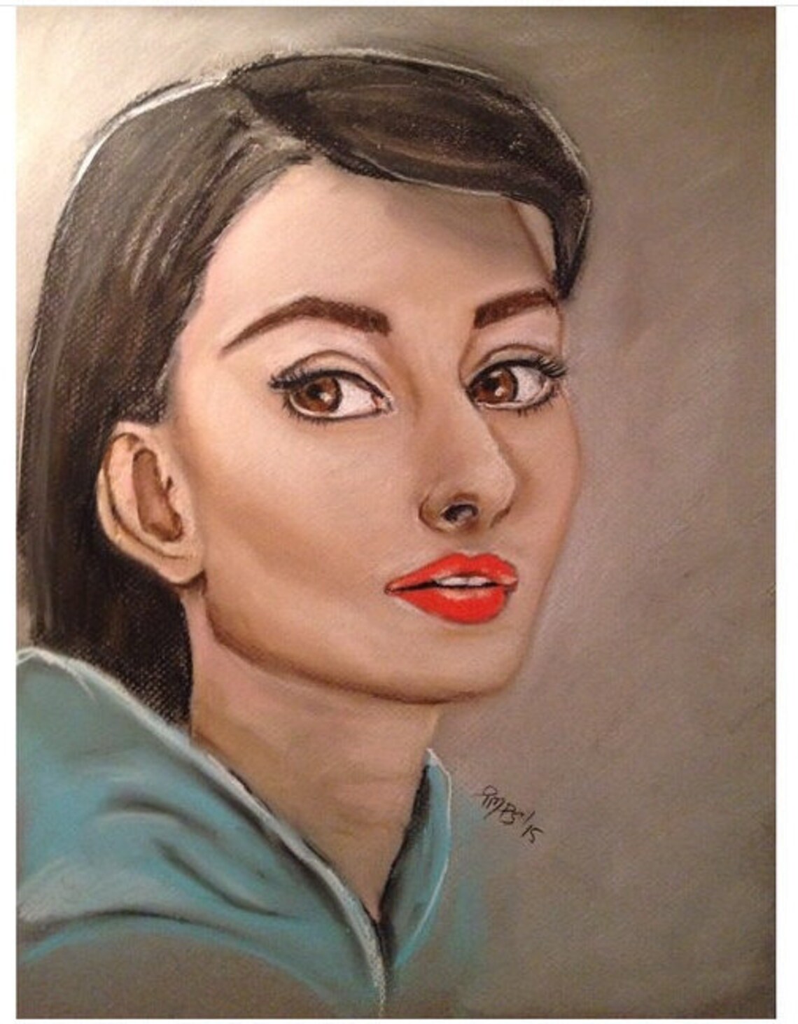 Custom Pastel Portrait Drawing Pastel Painting Pastel - Etsy Canada