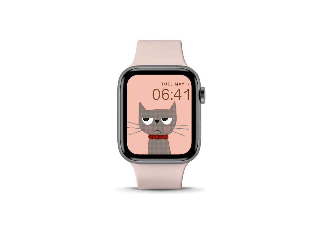 Cat Apple Watch Wallpaper, Cute Cat Apple Watch Face, Cute Watch ...