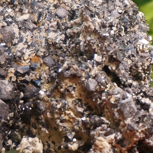 Natural, Crystal, Galenite, Copper, Pyrite, Calcite Oxidation ...