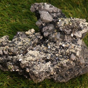 Natural, Crystal, Galenite, Copper, Pyrite, Calcite Oxidation ...