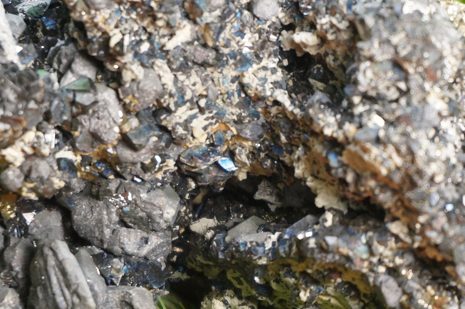 Natural Crystal Galenite Copper Pyrite Calcite Oxidation | Etsy