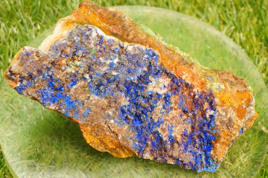 Greek Azurmalachite Crystal: Rough Stone, Spirit Healing Mineral - Etsy
