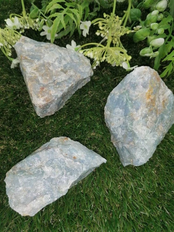 Natural Crystal Sky Blue Quartz Collection Speciment Healing | Etsy