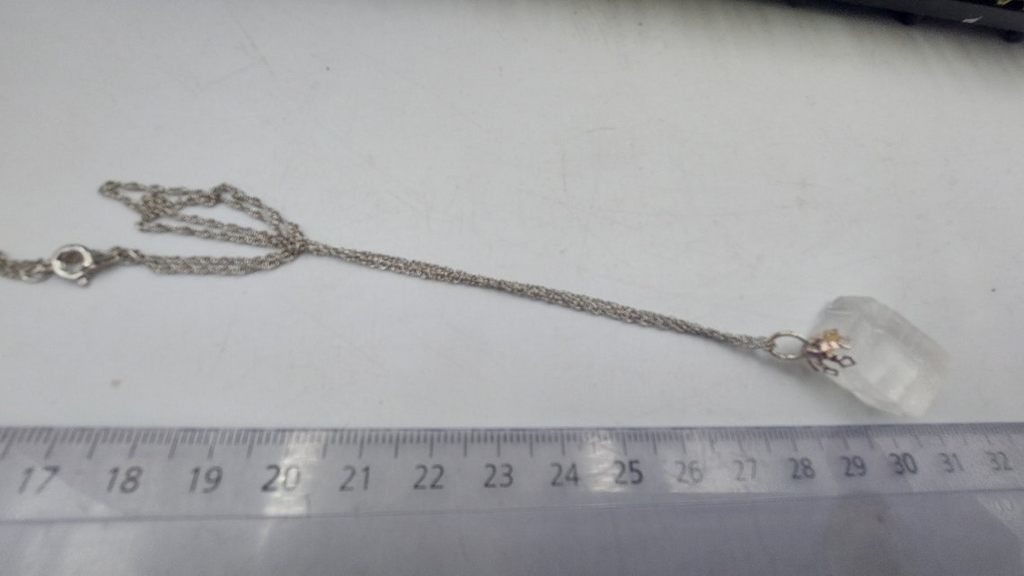 Optical Calcite Iceland Crystal Rough Crystal Silver - Etsy