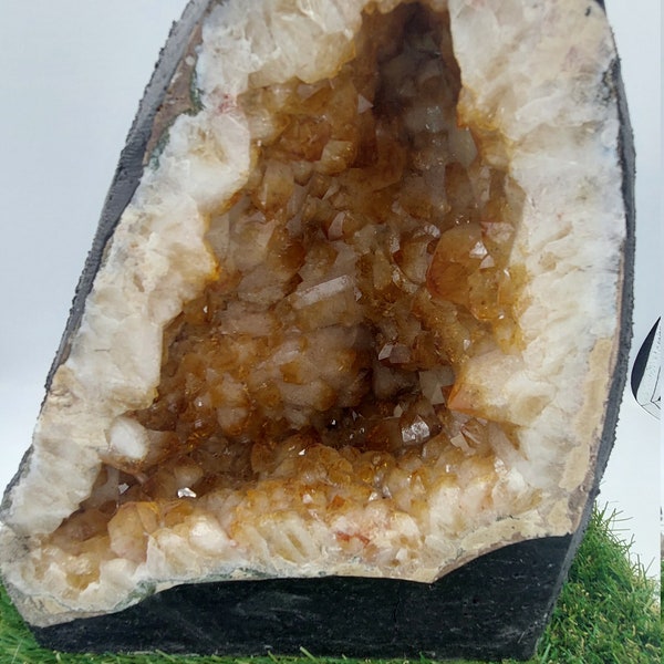 Citrine Geode - Etsy