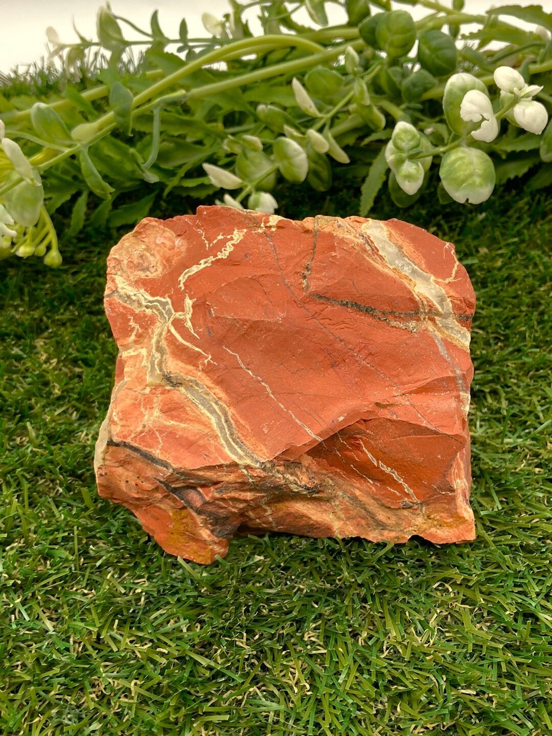Natural Red Jasper Raw Piece - Etsy