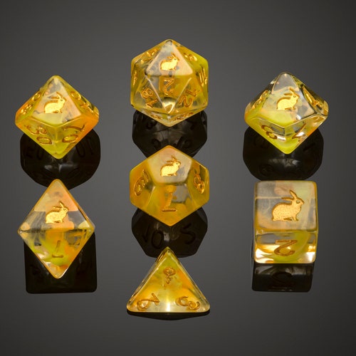 Dice RPG Set of 7 'spirit Of' Mammoth Dungeons and | Etsy