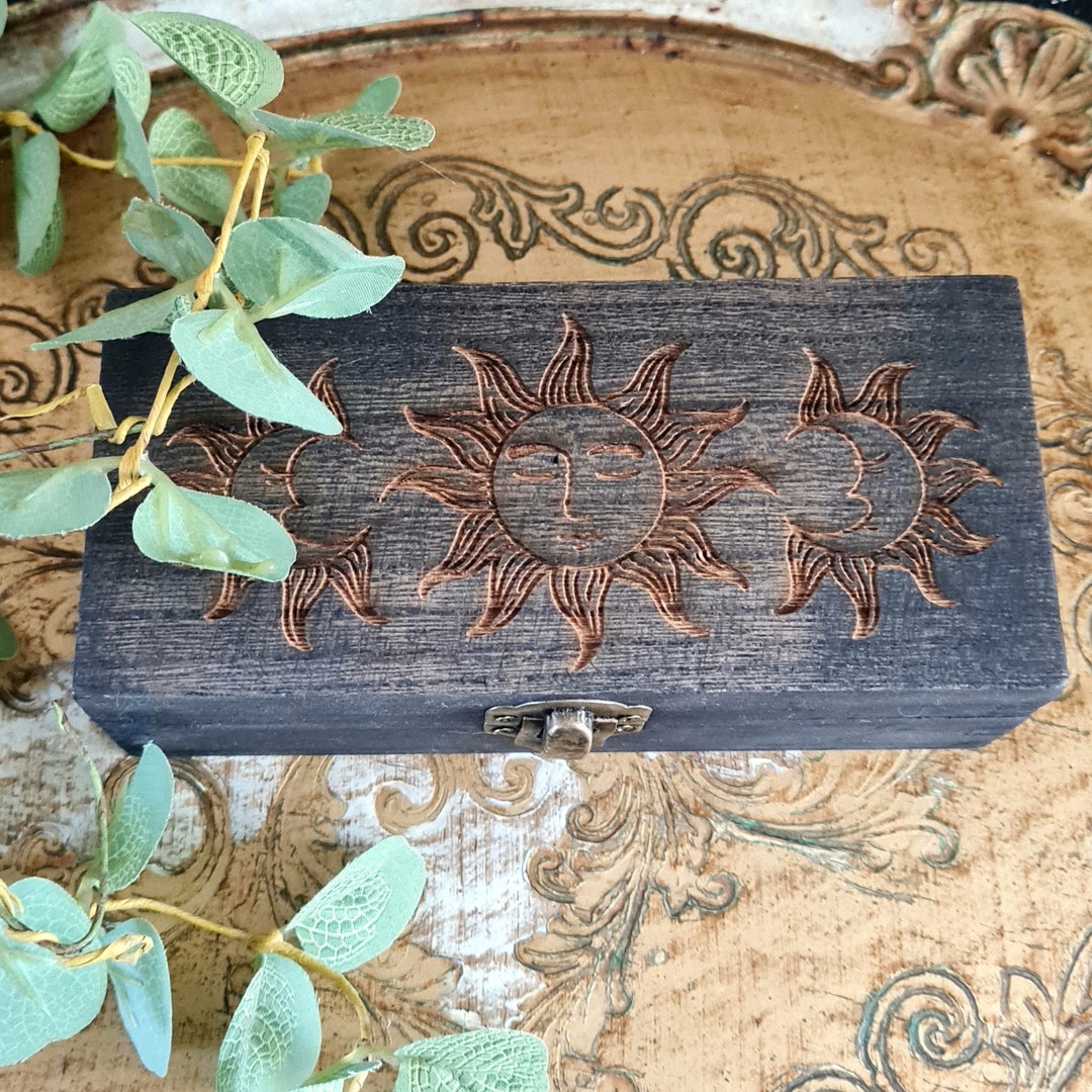 Mini Dice Box or Trinket Box Suns - Etsy