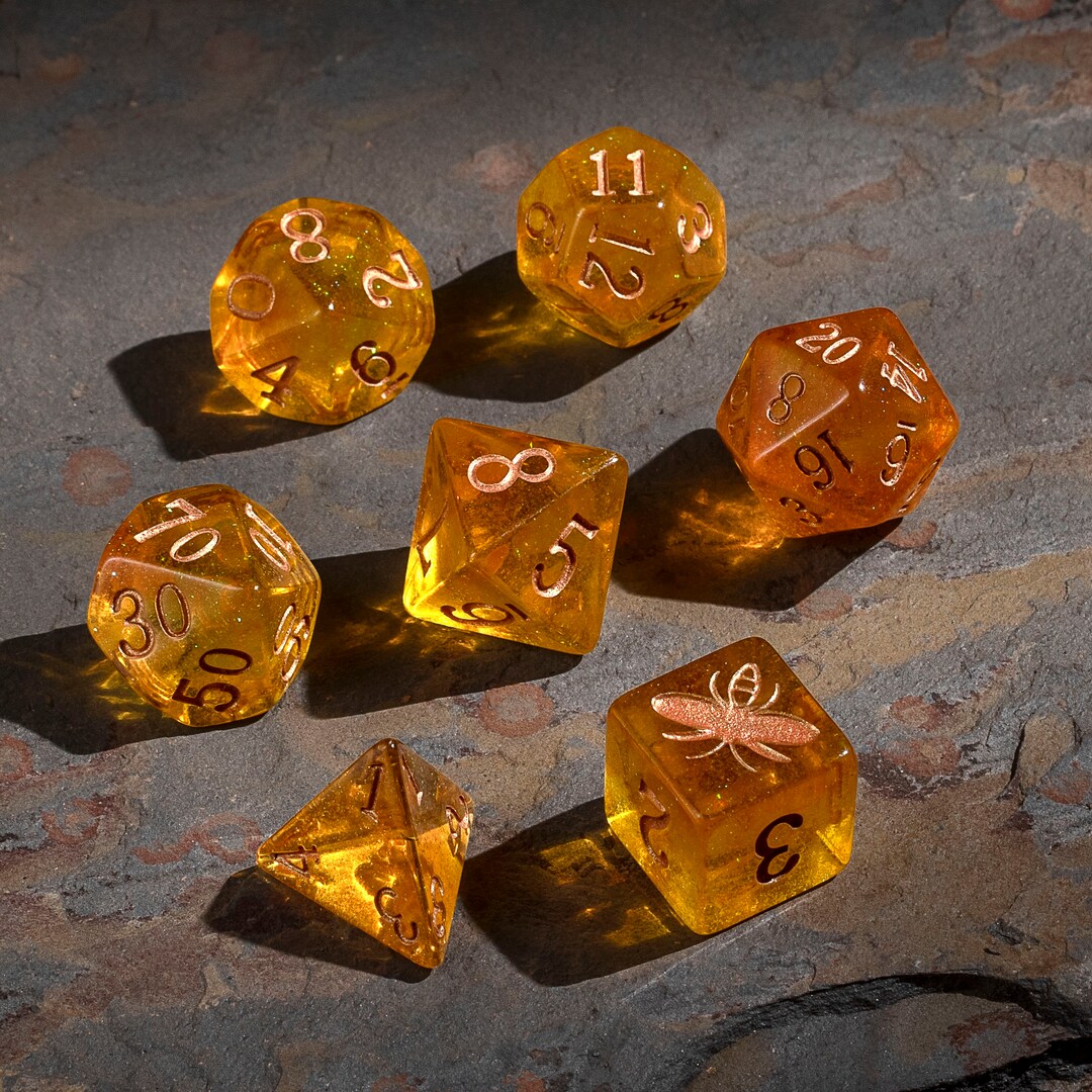 Firefly Dice RPG Set of 7 'spirit Of' the Dark - Etsy