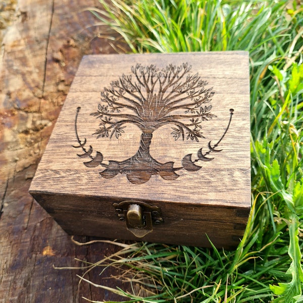 Tree of Life Wooden Box - Etsy