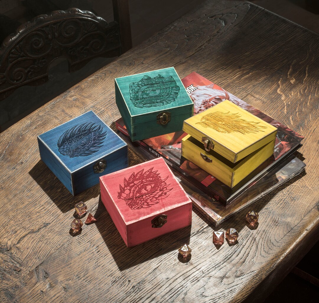 Small Dice Box, Game Dice Box, RPG Dice Box, Vampire Masquarade, Call ...