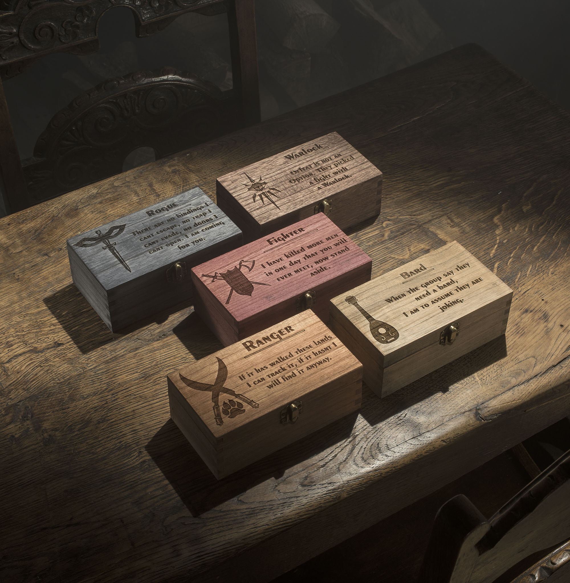 Large Character Classes Dice Box RPG Dice Box Pathfinder | Etsy UK