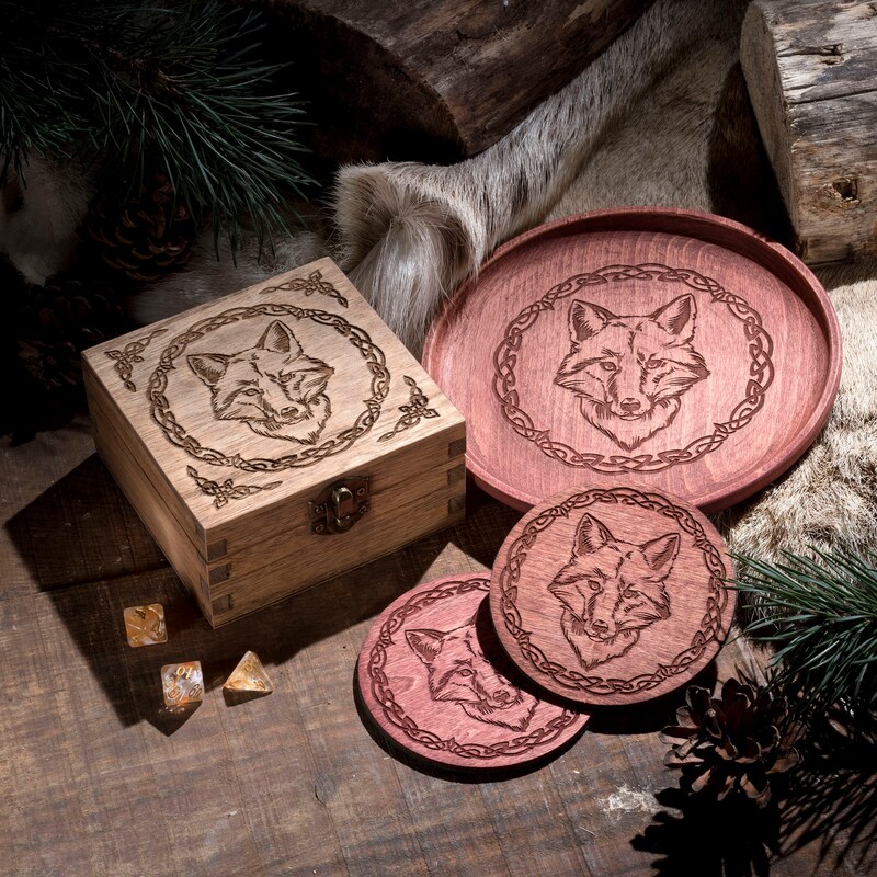 Fox Coaster - Etsy