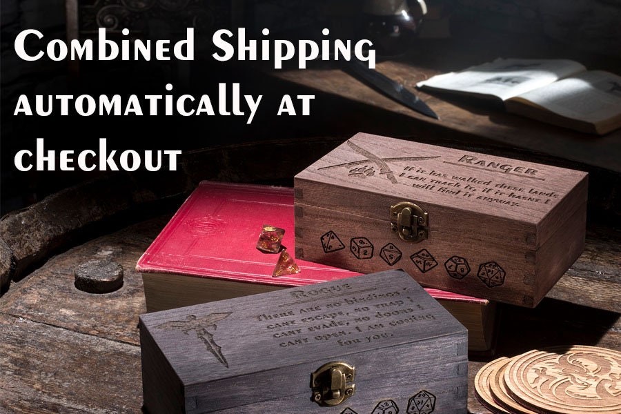 Small Dice Box Game Dice Box RPG Dice Box Vampire | Etsy Australia