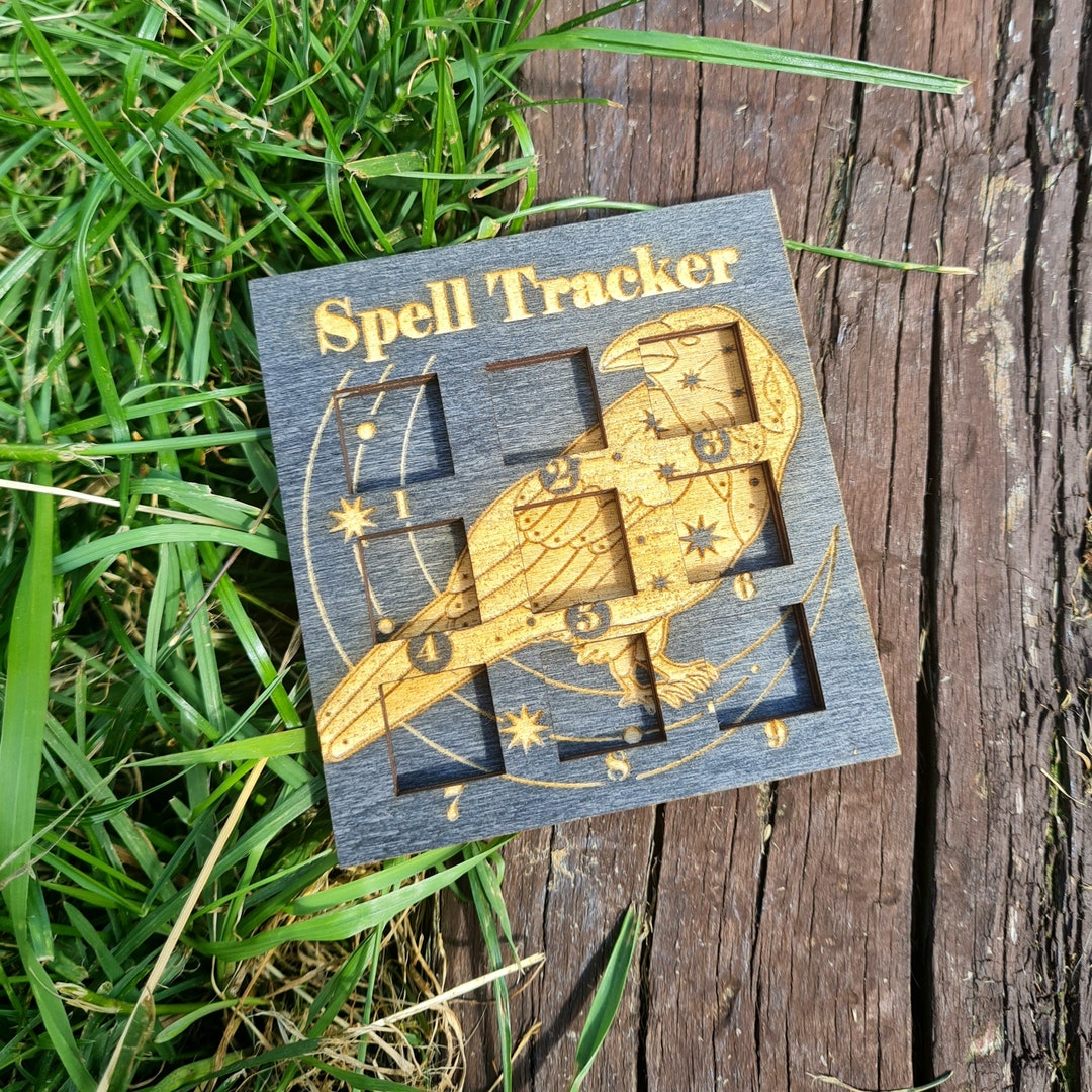 Raven Moon Spell Tracker, Dungeons Dragons, Pathfinder, Geek Gaming ...