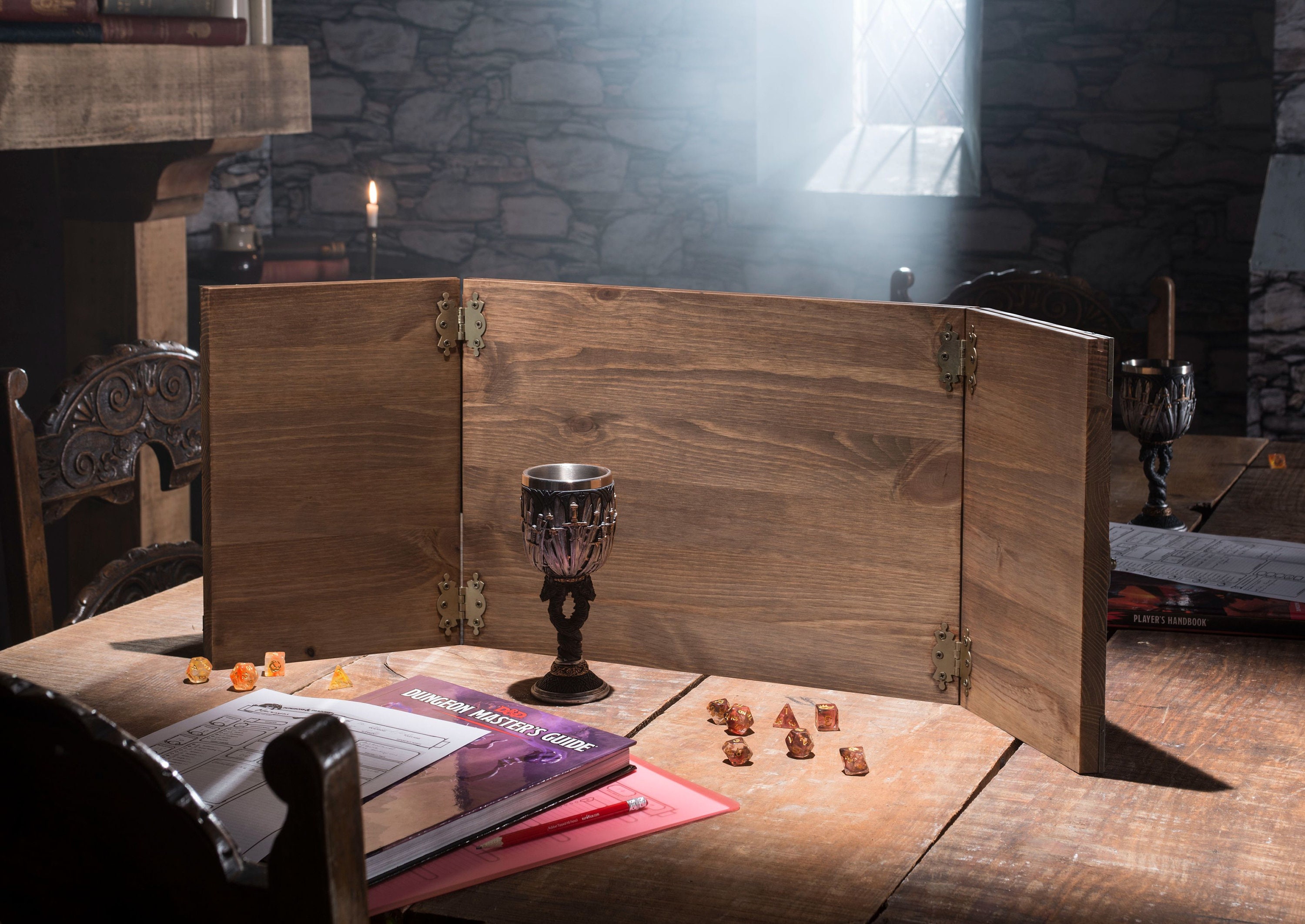 Wooden Dungeon Master Screen Tree of Life With Built in - Etsy UK