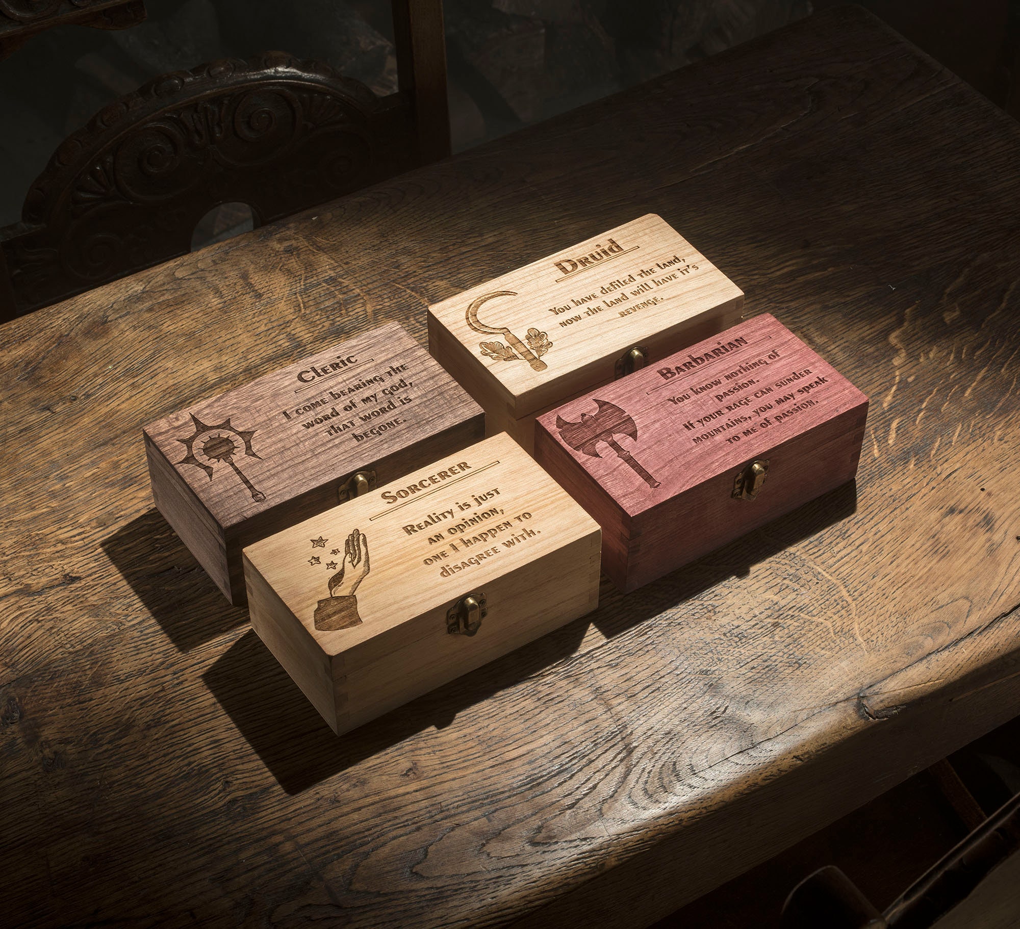 Large Character Classes Dice Box RPG Dice Box Pathfinder - Etsy Canada