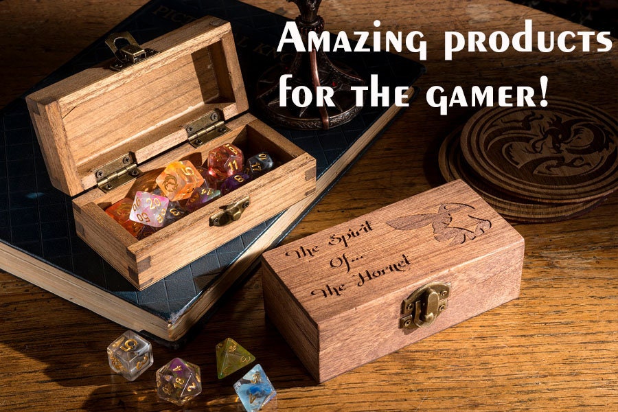 Small Dice Box Game Dice Box RPG Dice Box Vampire | Etsy Australia