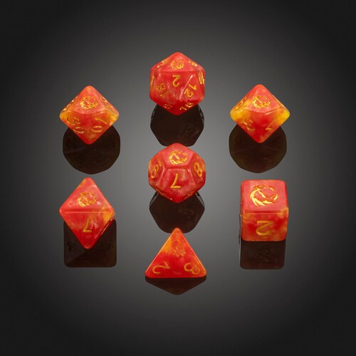 Dice RPG Set of 7 'spirit Of' Rat Dice Dungeons and - Etsy