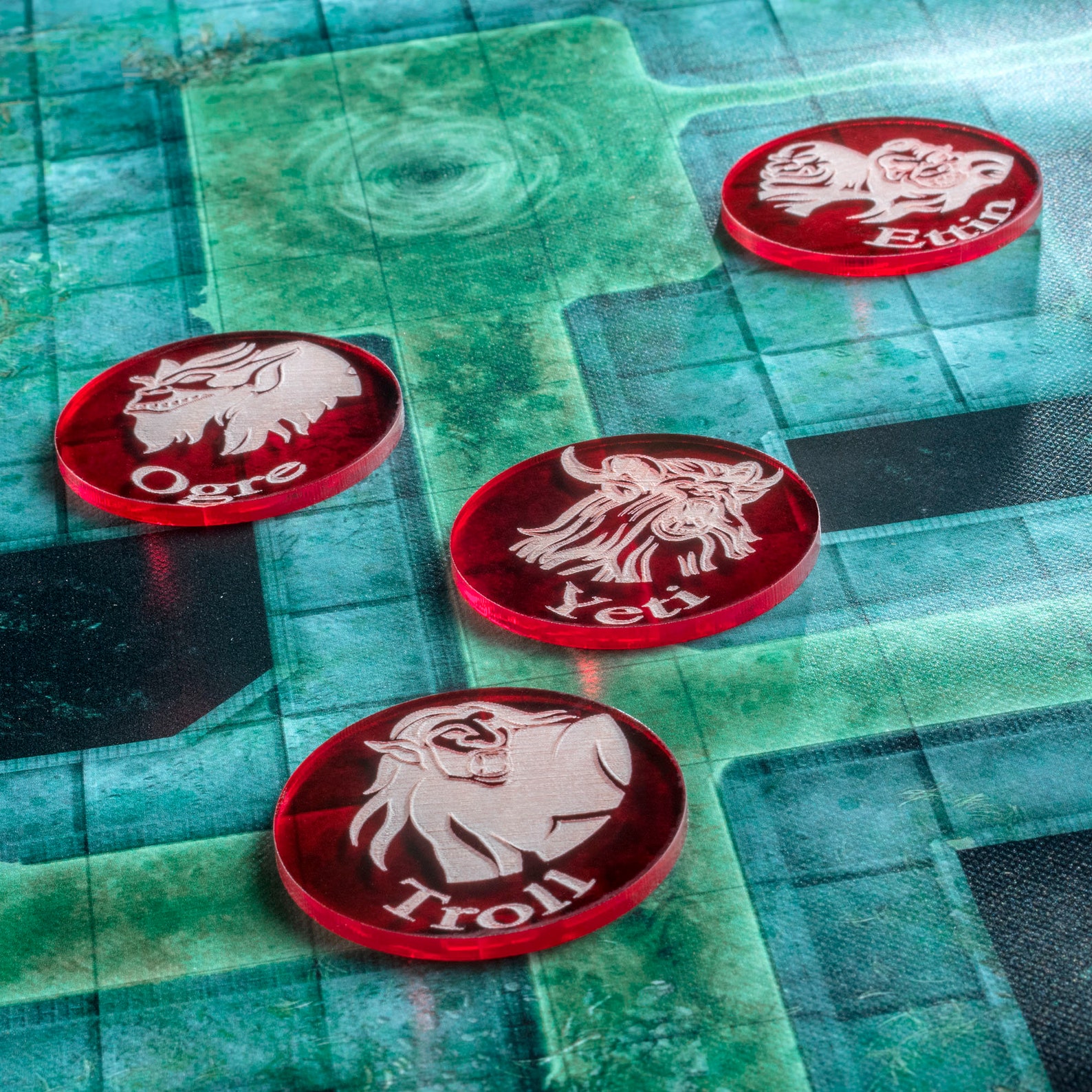 Monster Tokens Dungeons&dragons Pathfinder Geek Gaming | Etsy