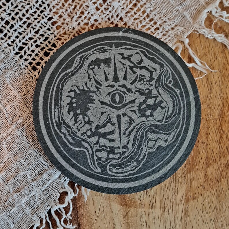 D&D Class Slate Coaster Dungeons and Dragons Geek Gift - Etsy UK