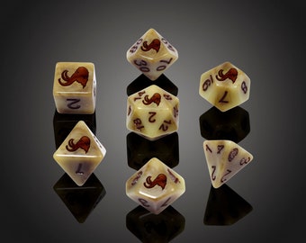 Dice RPG Set of 7 'spirit Of' Rat Dice , Dungeons and Dragons ...