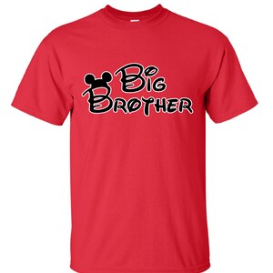 Mickey Big Brother Men's T-shirt - Etsy