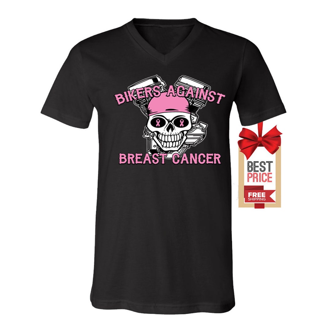 Bikers Against Breast Cancer With Engine Skull Breast Cancer Awareness ...
