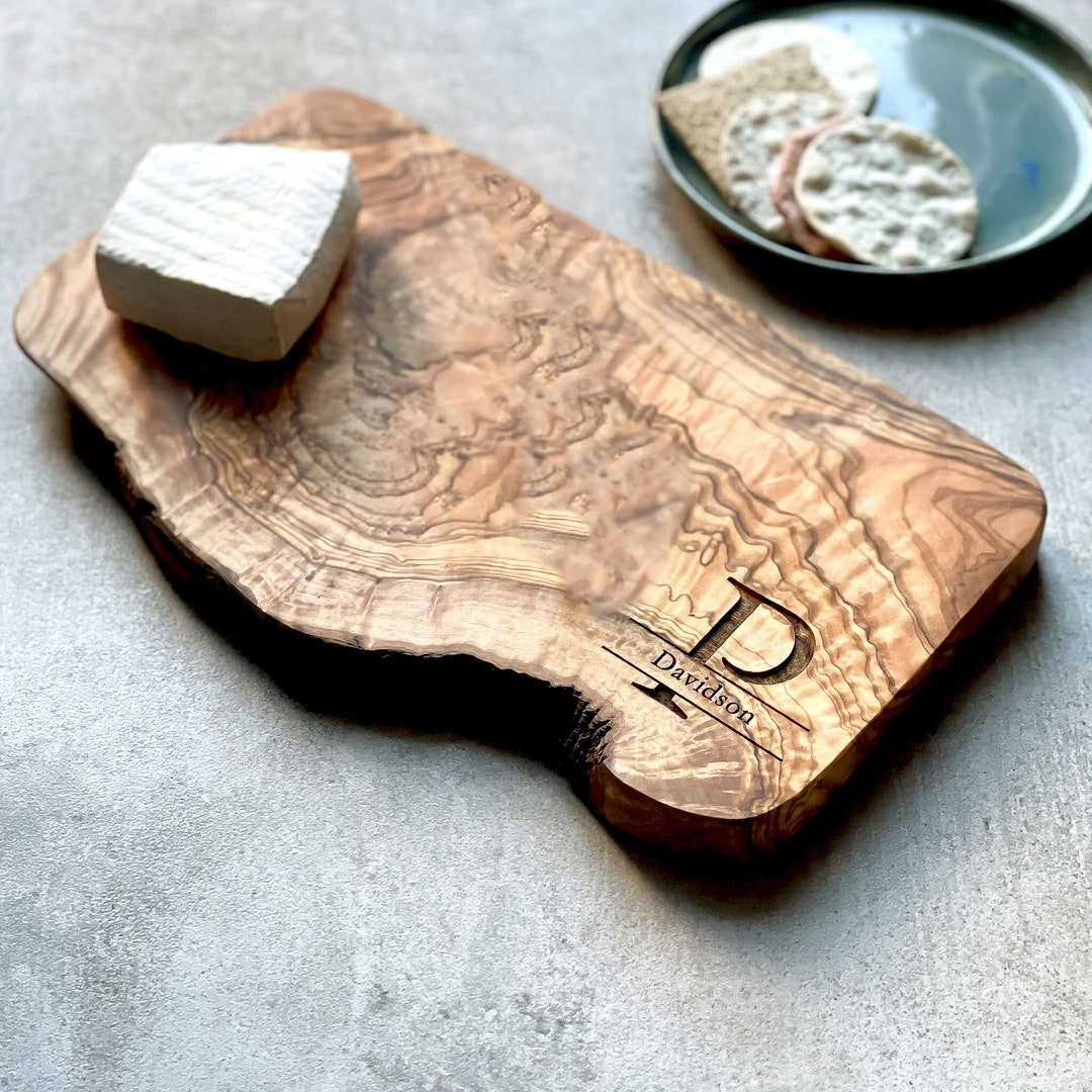 Personalized Monogram Engraved Cheese Board Monogram Dad Gifts ...