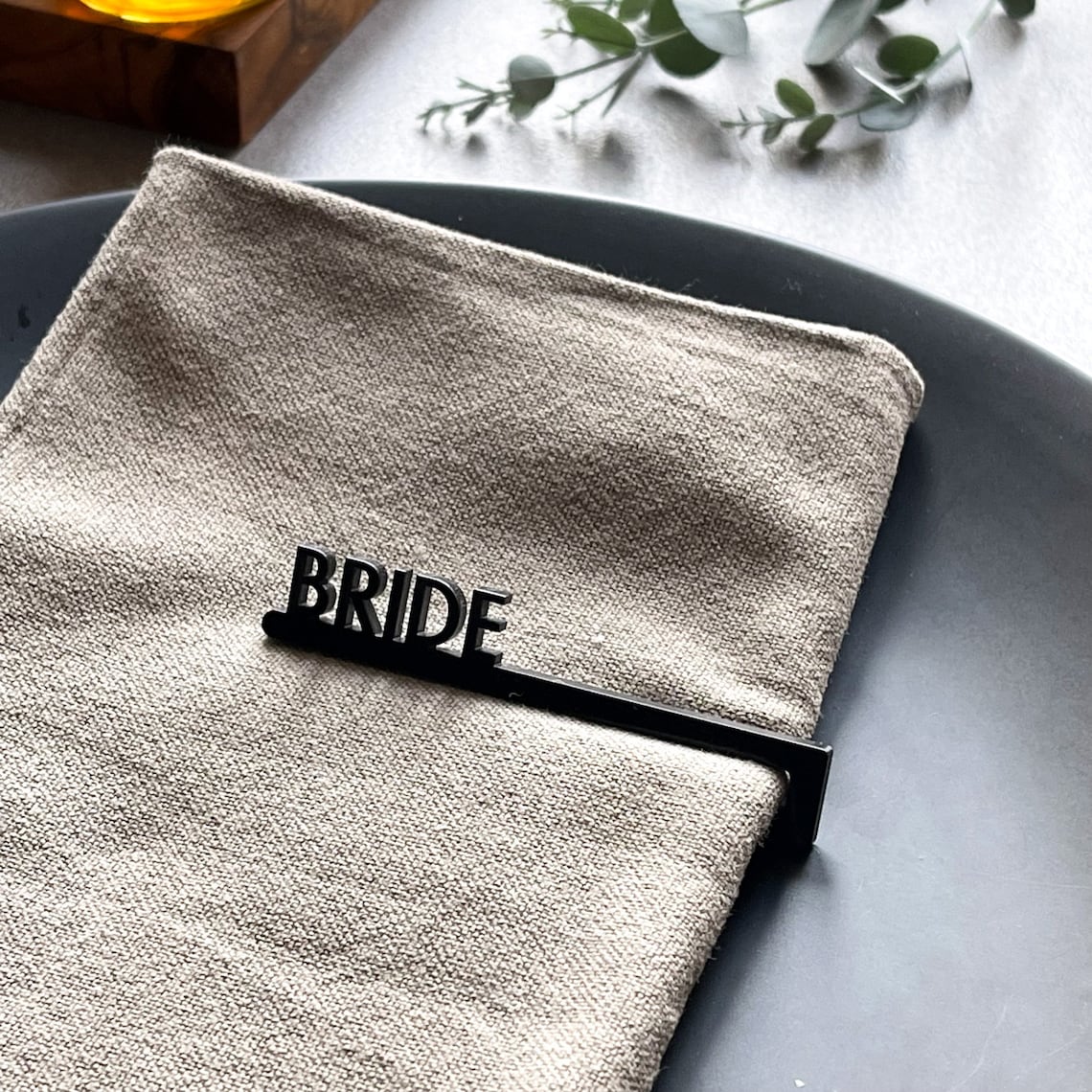 Wedding Place Setting Names | Napkin Name Tags | Wedding Table | Guest ...