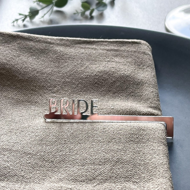 Wedding Place Setting Names Napkin Name Tags Wedding Table - Etsy