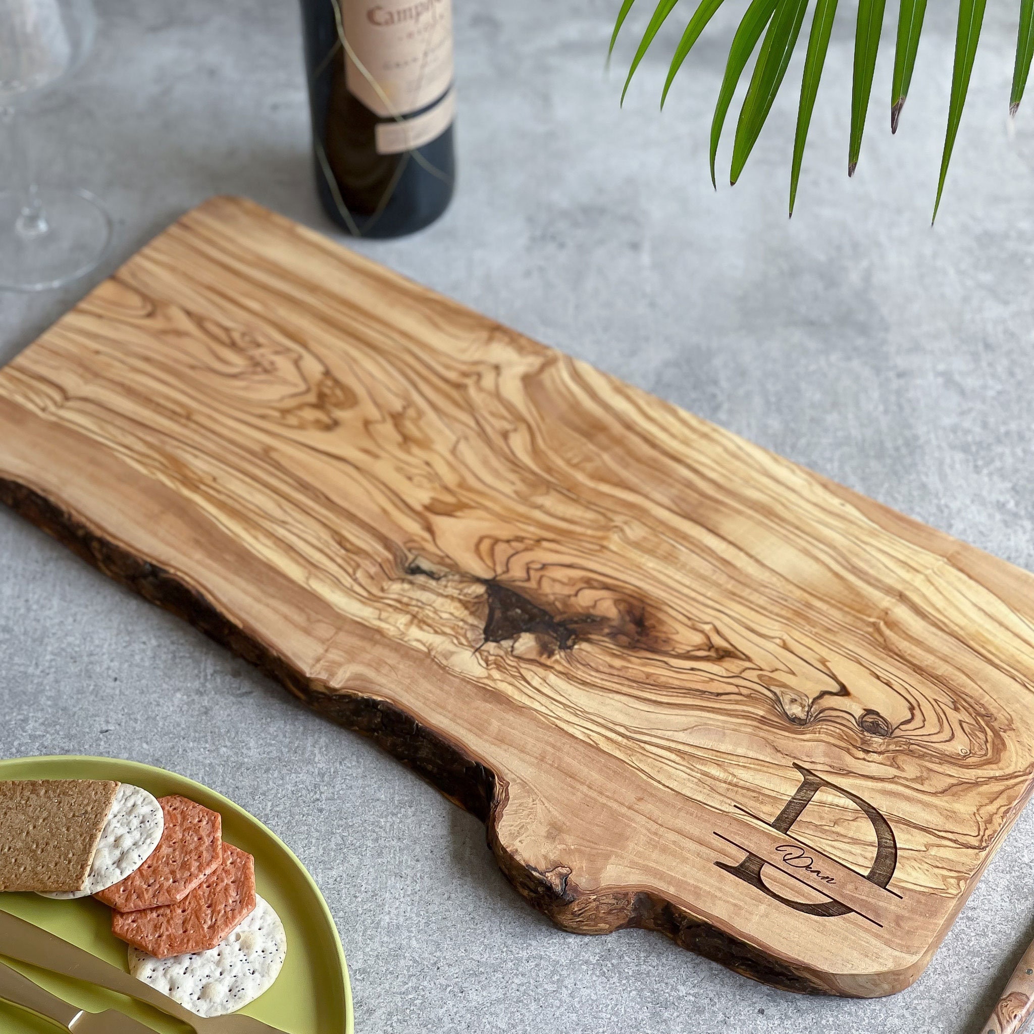 Personalized Monogram Engraved Cheese Board Monogram - Etsy