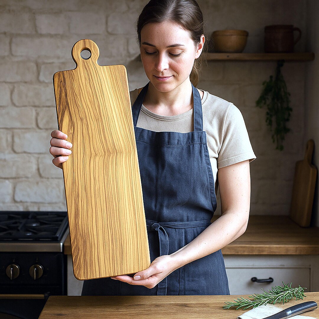 Large 61cm Italian Olive Wood Chopping, Serving, Charcuterie Board ...