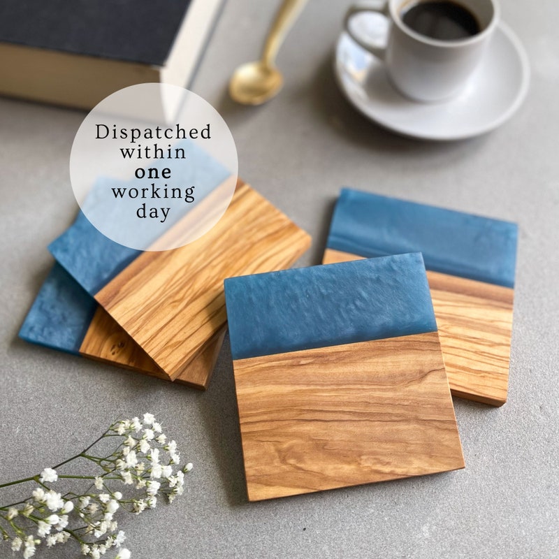 Wood Drink Coasters - Etsy
