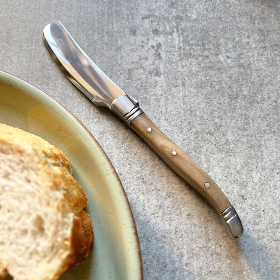 Italian Olive Wood Handle Butter Knife Italian Olive Wood - Etsy