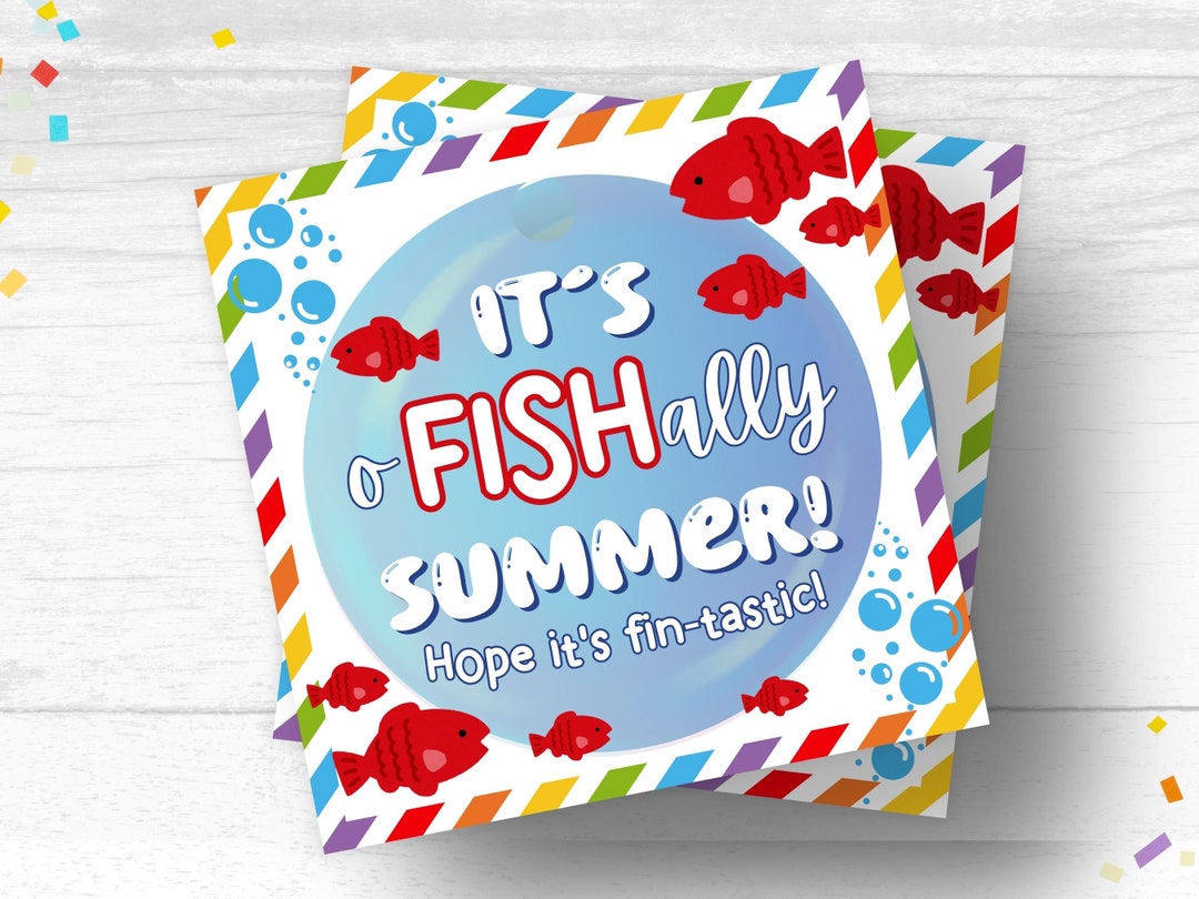 Ofishally Summer Gift Tag End of School Year Tags End of Year Student ...