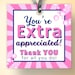 Gum Teacher Appreciation Tags Gum Employee Appreciation Tag Extra Gift ...