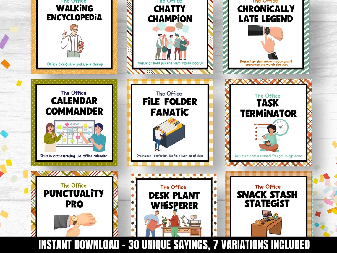 Funny Employee Appreciation Tags - Team Recognition Gift Tags, Staff ...