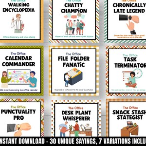 Funny Employee Appreciation Tags - Team Recognition Gift Tags, Staff ...