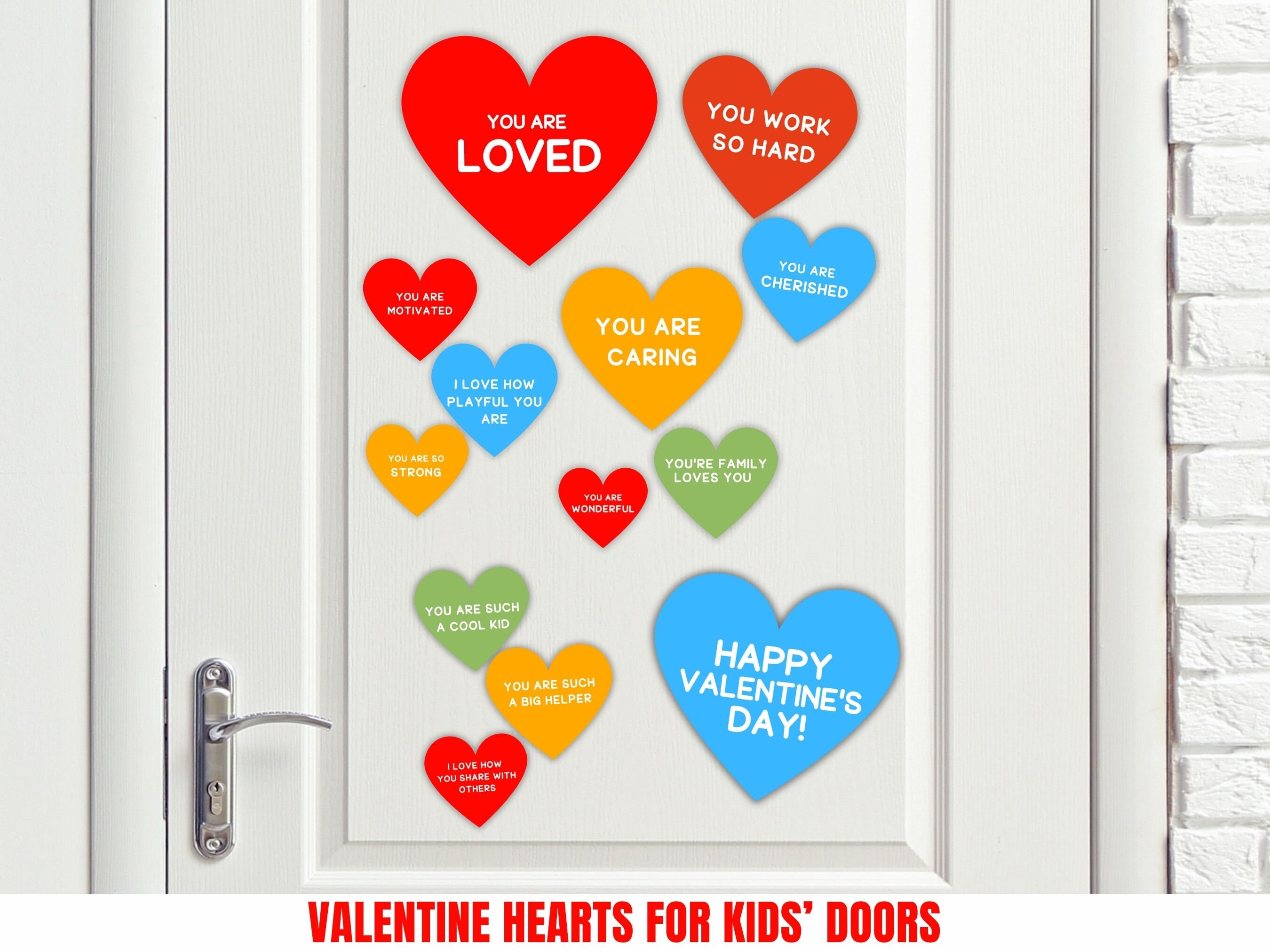 Hearts for Kids' Door for Valentine's Day, Daily Messages for Valentine ...