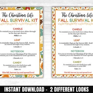 God's Survival Kit Christian Teacher Appreciation Church Volunteers ...